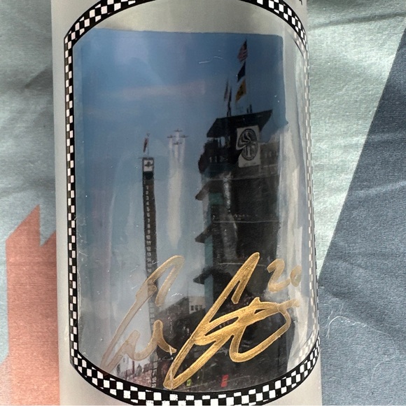 Other | Fuzzys Vodka Bottle Autographed Ed Carpenter Yard Brick ...